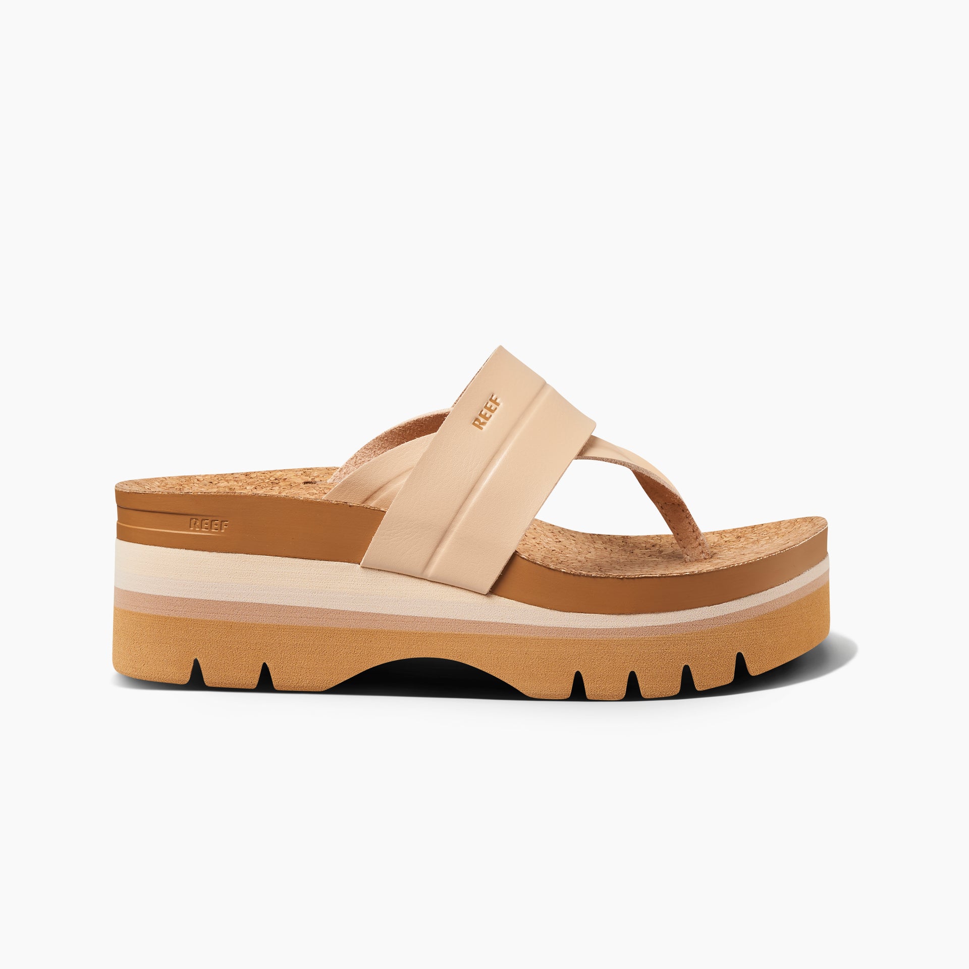 Men's Suede Ojai Two-Bar Slide in Oat | REEF®