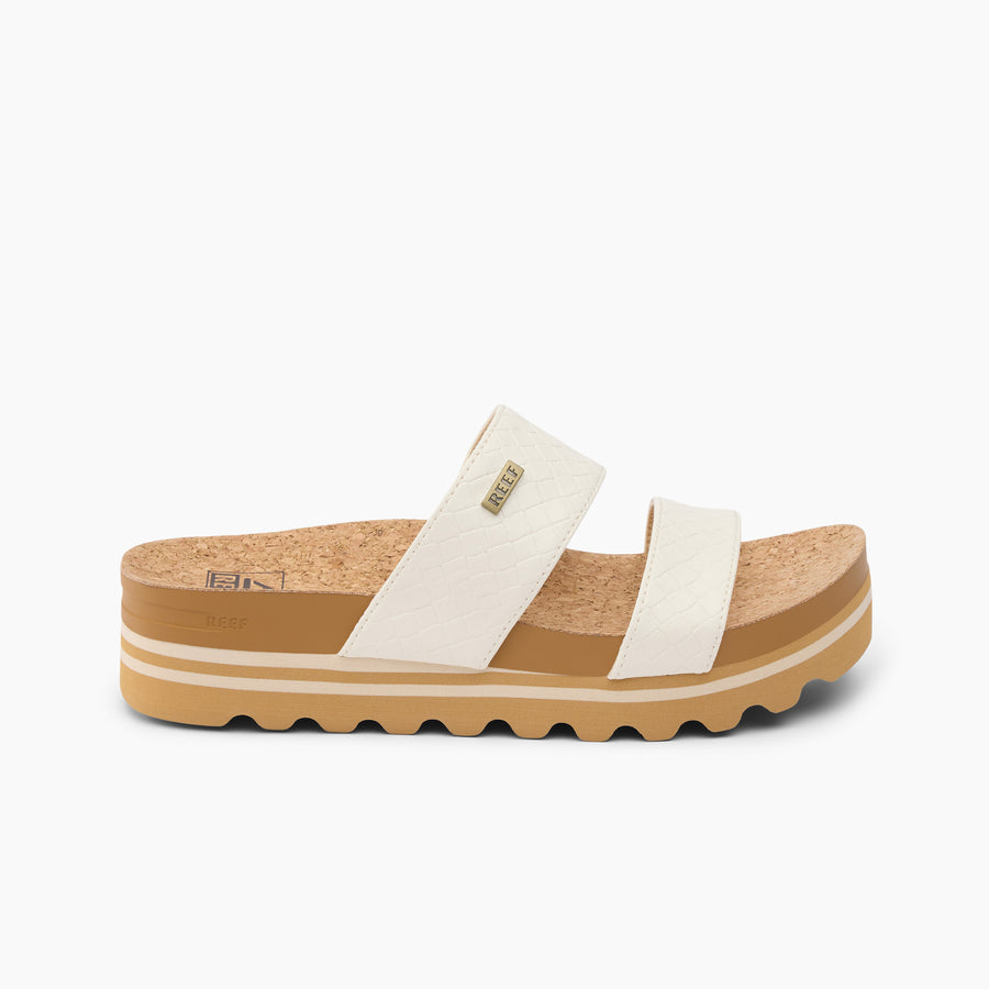Women's Cushion Vista Hi Slides in Vintage Wicker | REEF®