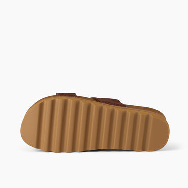 Women's Cushion Vista Hi Slides in Chocolate Wicker | REEF®