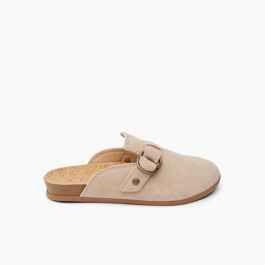 Women's Cushion Vista Serenity Slip-On Clog in Oasis Suede | REEF®