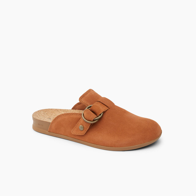 Women's Cushion Vista Serenity Slip-On Clog in Cocoa Suede | REEF®