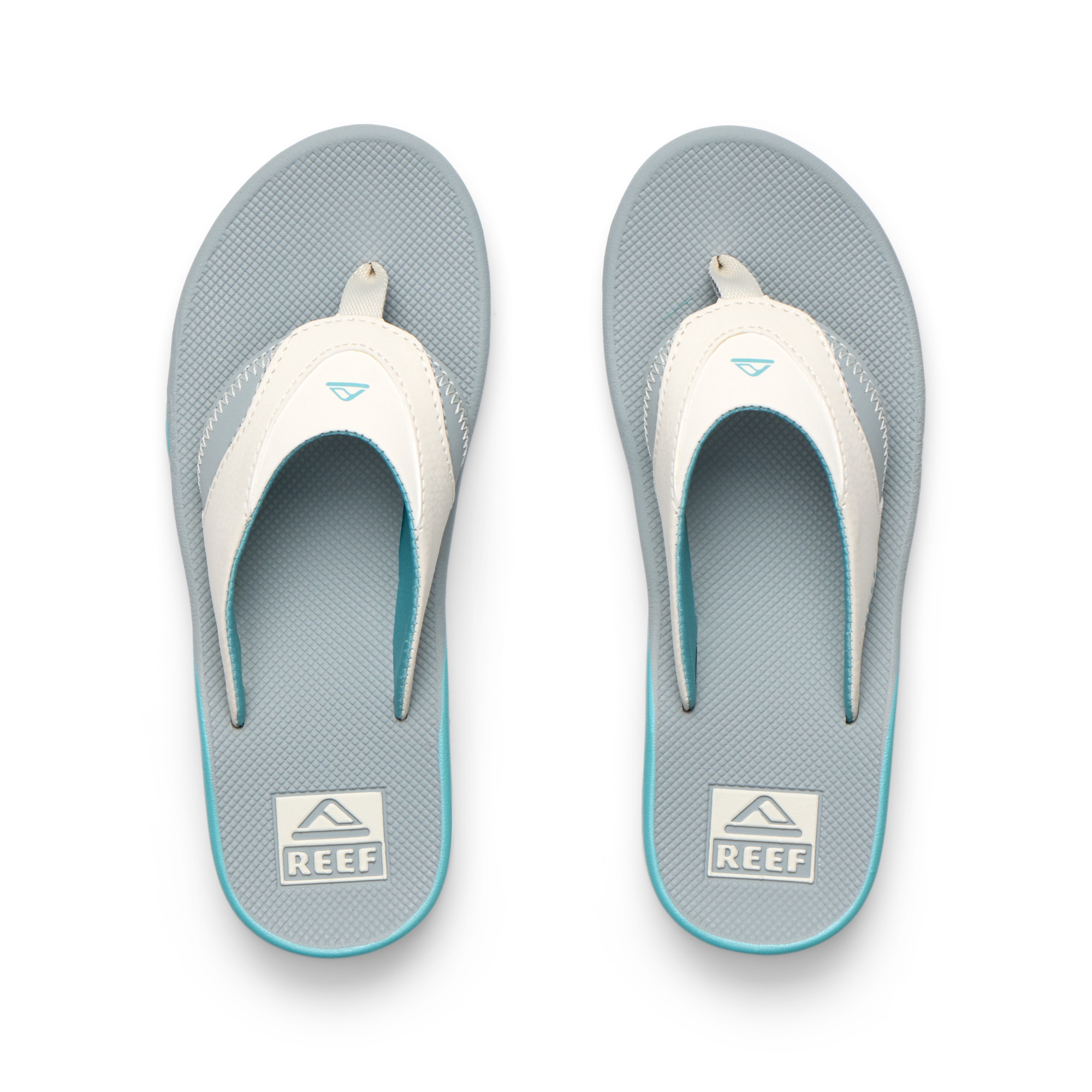 Kids Fanning Ankle Strap Sandals in Tan/Grey/Blue | Reef – REEF