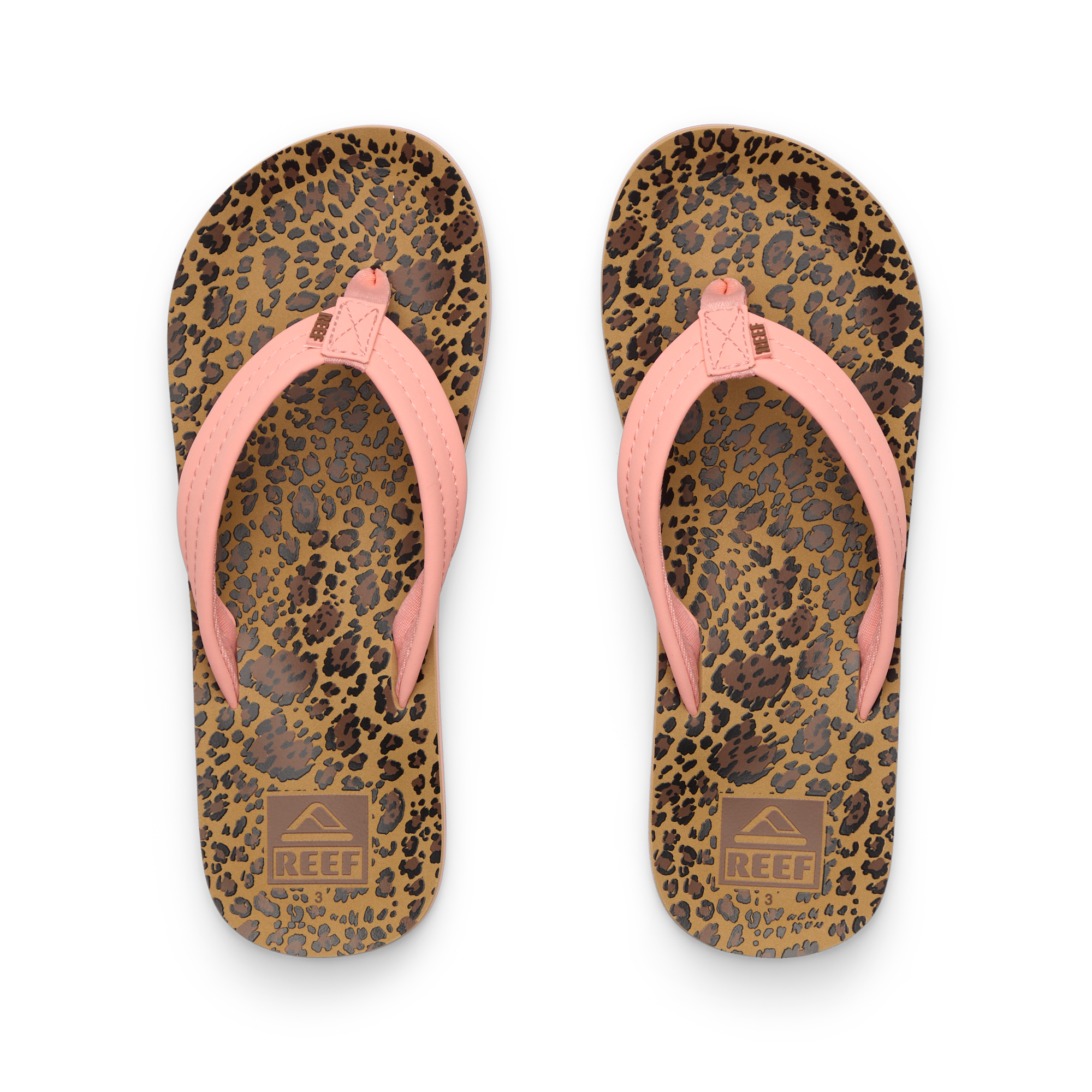 Kids Ahi Water Friendly Flip Flops in Leopard/Canyon Sunset | Reef – REEF
