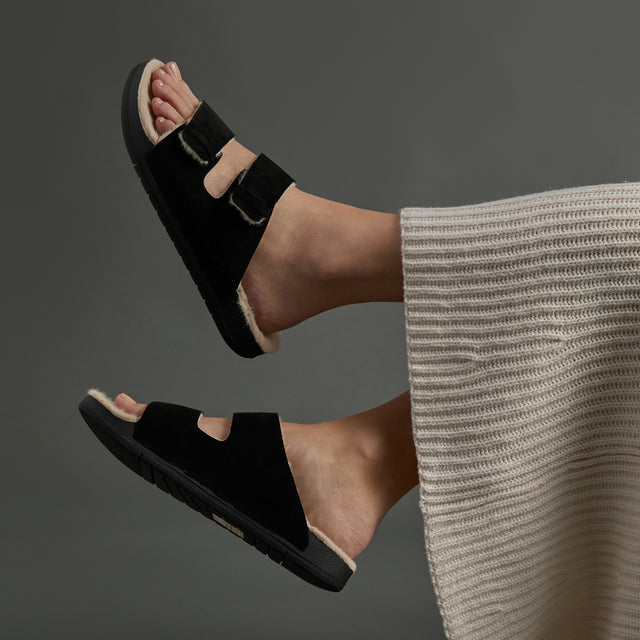 Women's Suede Ojai Two Bar Slide in Starfish | REEF®